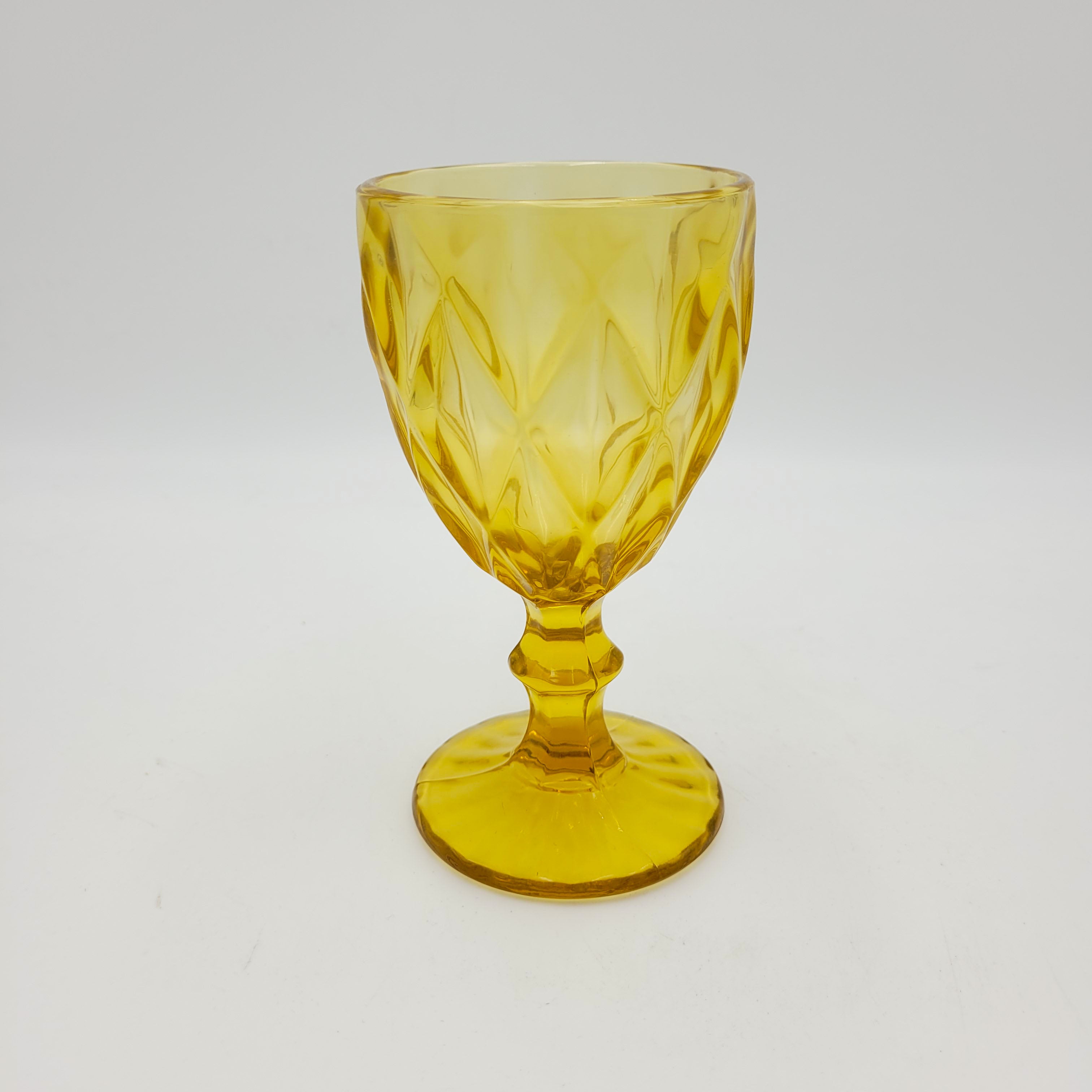Juego 6 copa labrada ámbar – Petra Decora