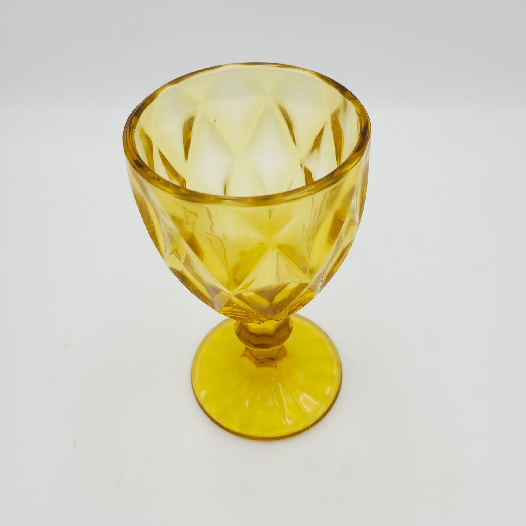 Juego 6 copa labrada ámbar – Petra Decora